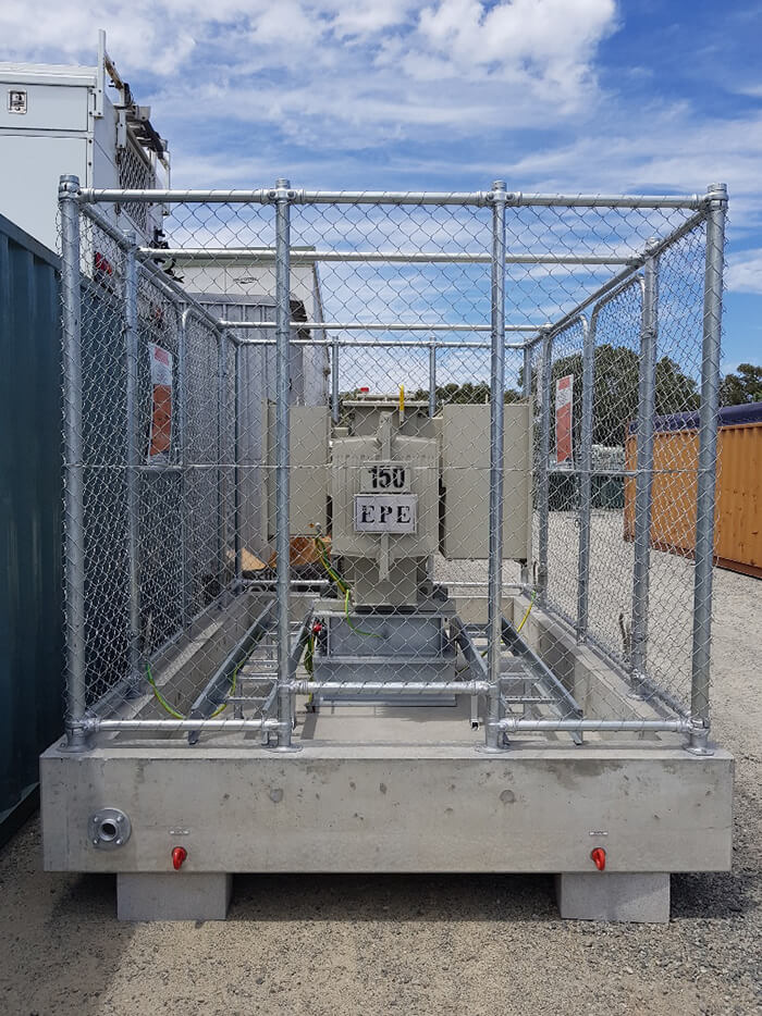 Transportable Concrete Bunds – Excess Power Equipment