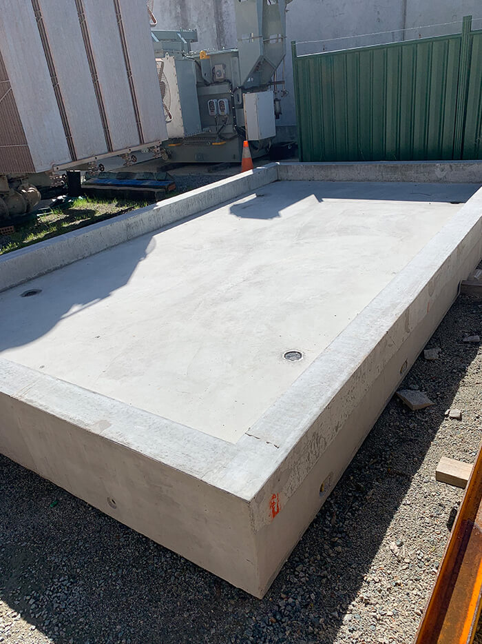 Transportable Concrete Bunds – Excess Power Equipment